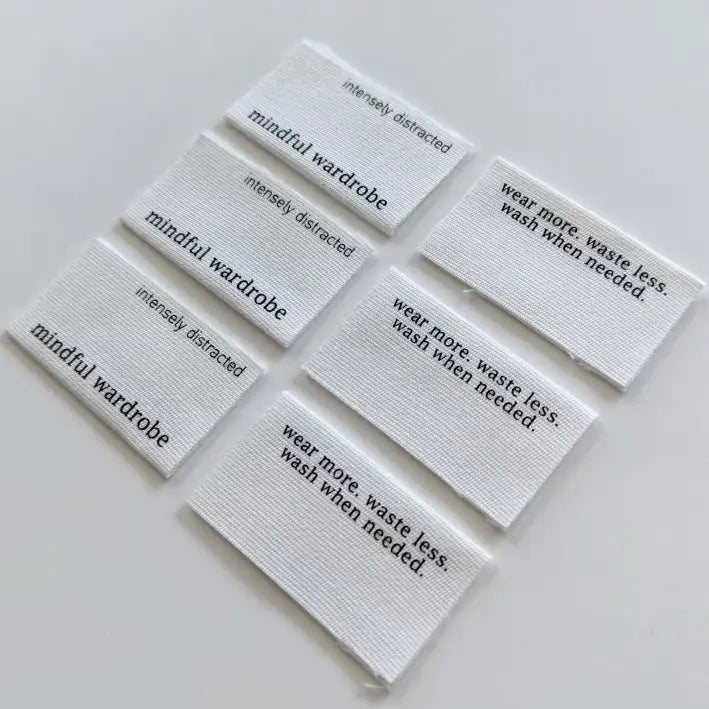 Cotton Luxe Labels: Mindful Wardrobe – Material Goods
