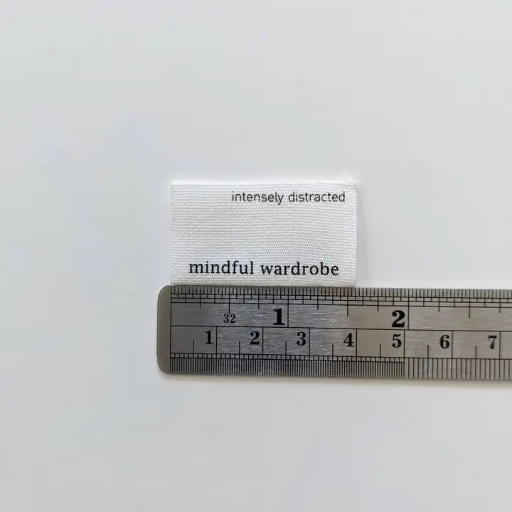 Cotton Luxe Labels: Mindful Wardrobe – Material Goods