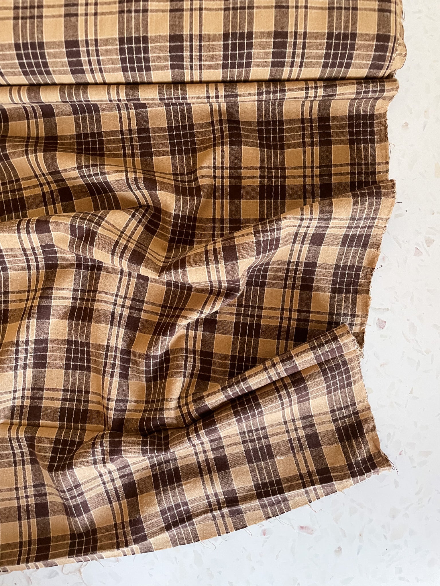 Brushed Cotton – Hickory – Material Goods