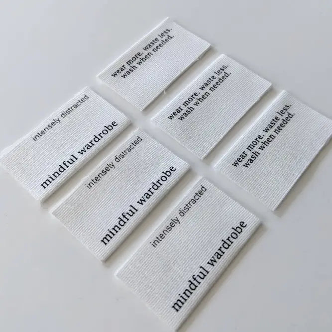 Cotton Luxe Labels: Mindful Wardrobe – Material Goods