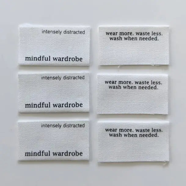 Cotton Luxe Labels: Mindful Wardrobe – Material Goods