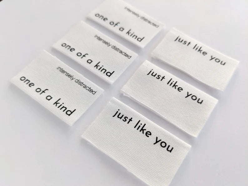 Cotton Luxe Labels: One of a Kind, Just Like You – Material Goods