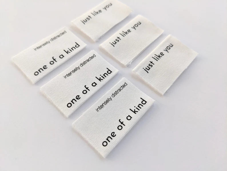 Cotton Luxe Labels: One of a Kind, Just Like You – Material Goods